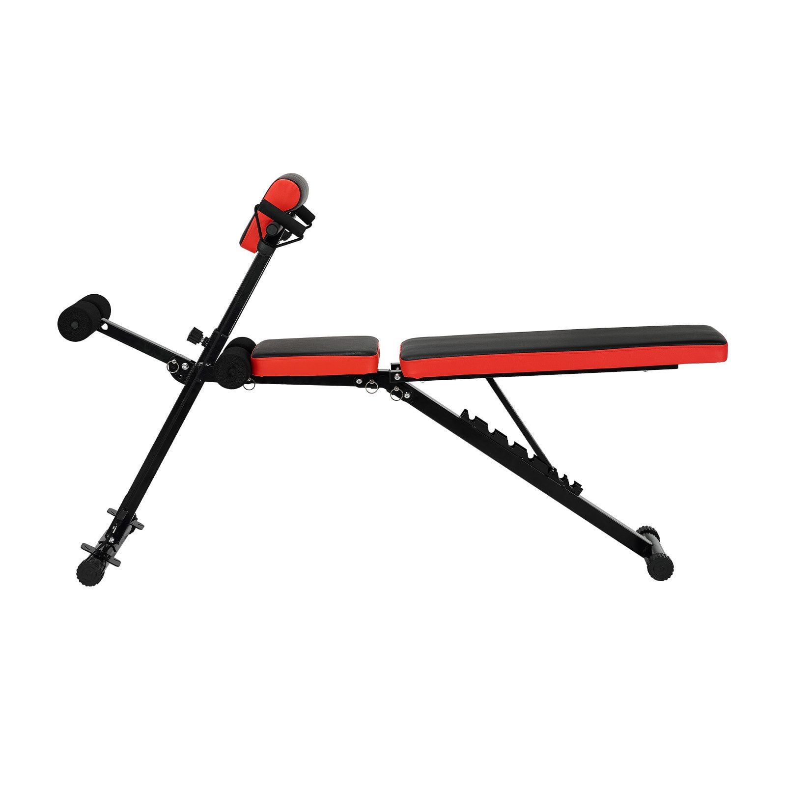Dranite Home Gym Roman Chair Hyperextension Bench, Adjustable Foldable ...