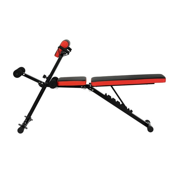 Dranite Home Gym Roman Chair Hyperextension Bench, Adjustable Foldable Multi-Function Weight ...