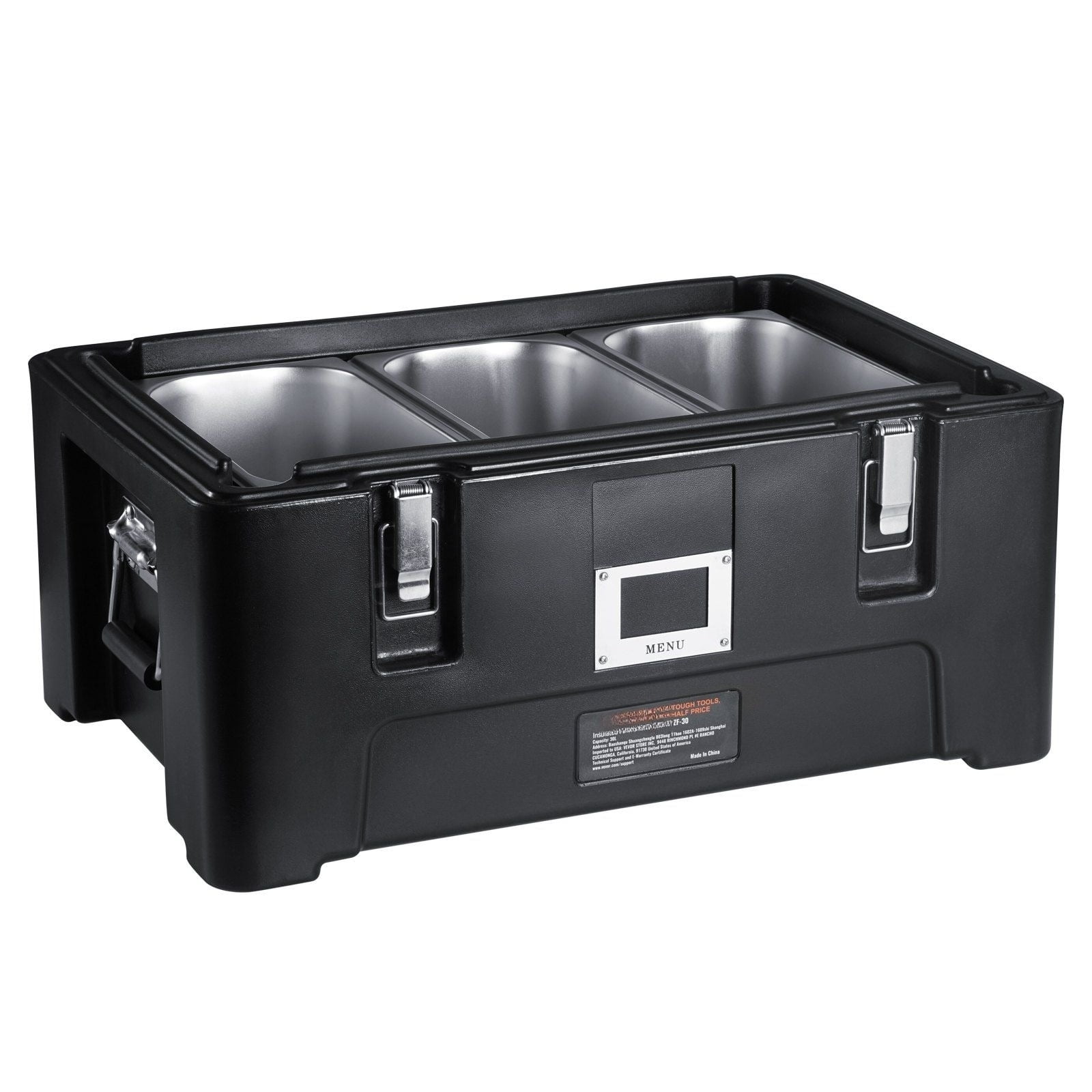 Dranite Insulated Food Pan Carrier 36Qt, Stackable Catering Hot Box ...