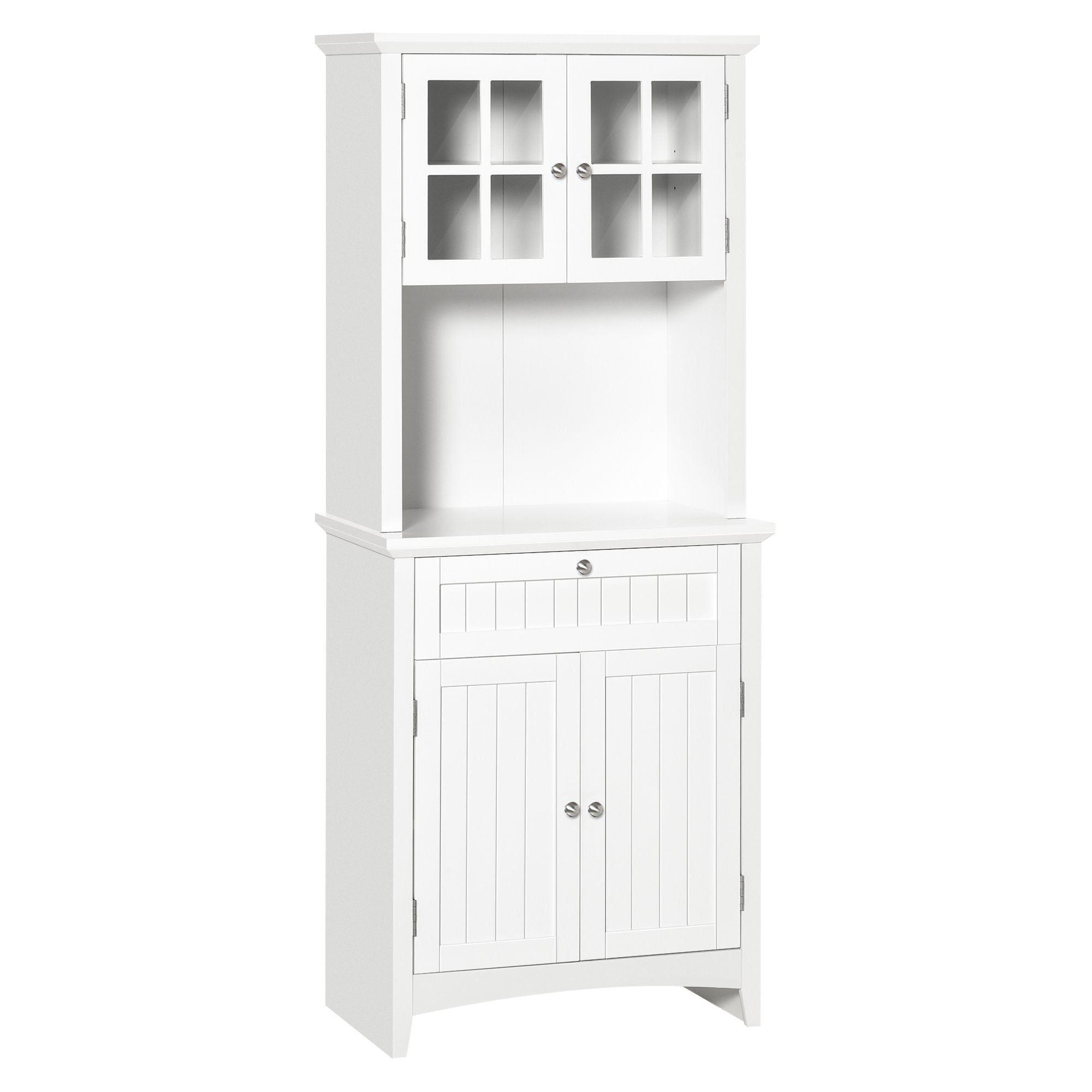 Dranite Kitchen Buffet Hutch Cabinet, Freestanding Kitchen Pantry ...