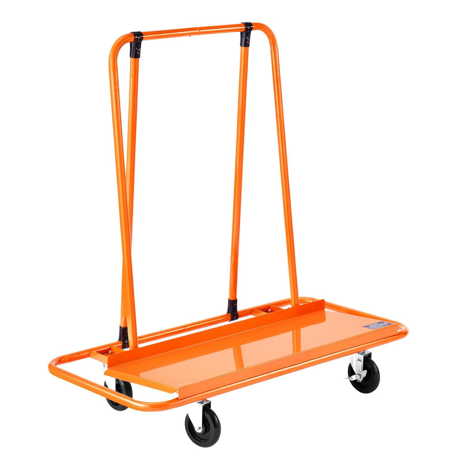 Dranite Orange Drywall Dolly Cart, 1800 lbs Capacity, Heavy-Duty Steel ...