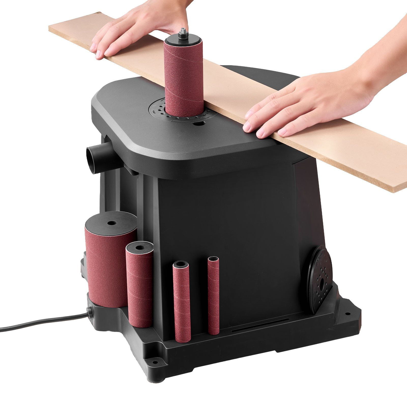 Dranite Oscillating Spindle Sander 2000RPM, Benchtop Sander with 6 ...
