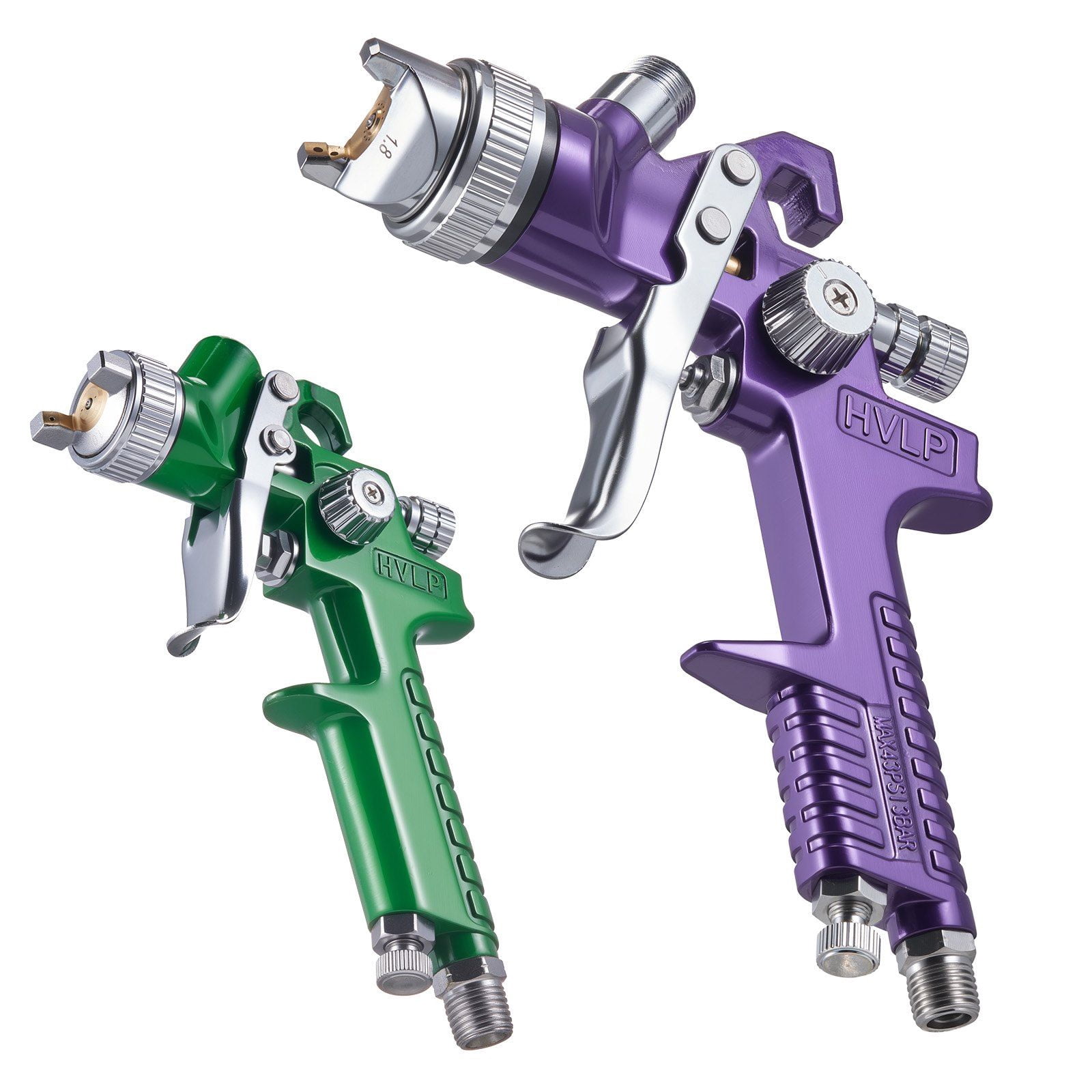 Dranite Professional 3-Piece Air Spray Gun Set for Automotive Painting ...