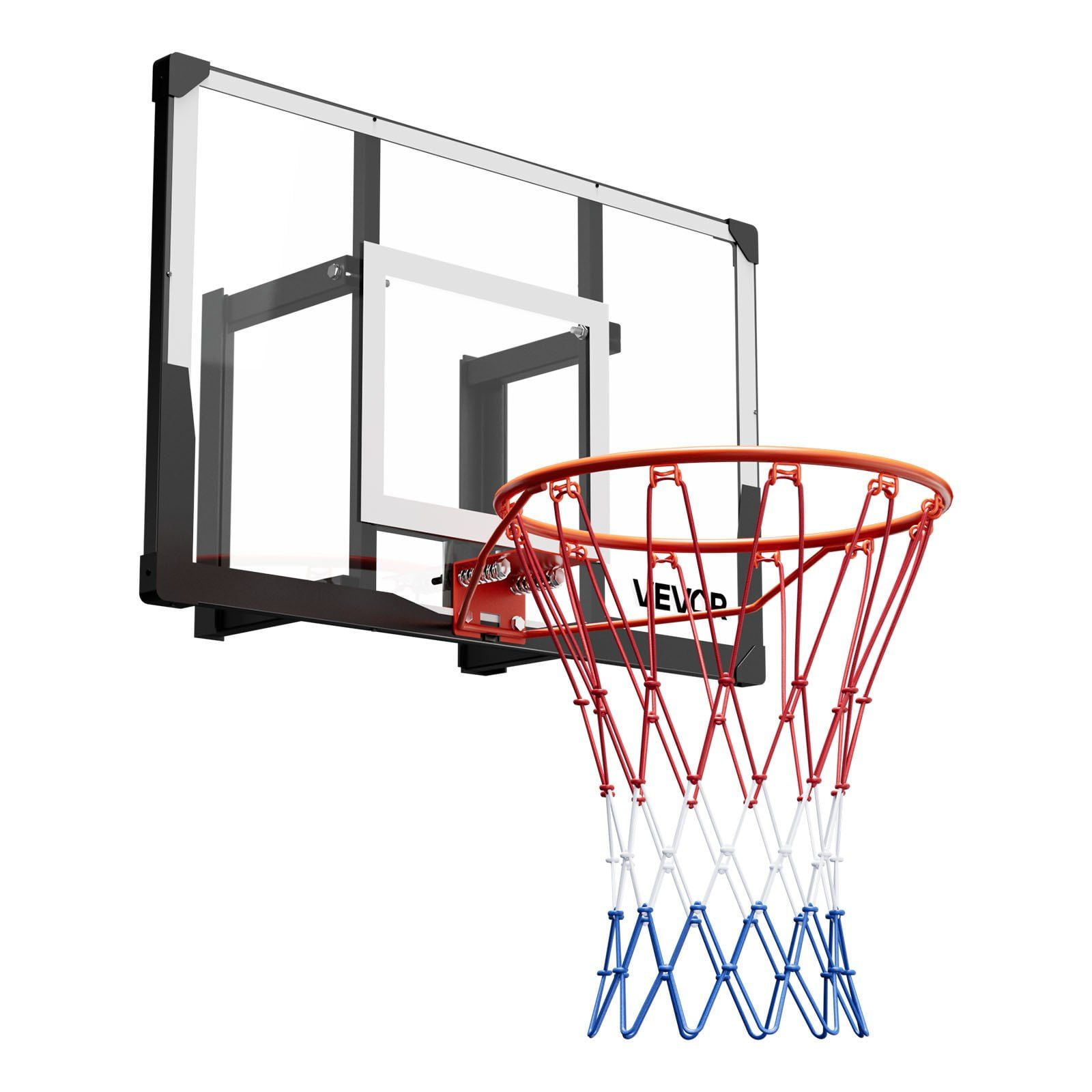 Dranite Wall Mounted Basketball Hoop, 44-Inch Shatter-Proof ...
