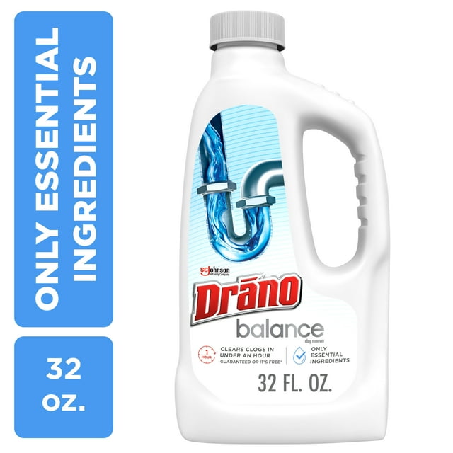 Drano Balance Drain Cleaner and Clog Remover, 32 oz, 1 Count - Walmart.com