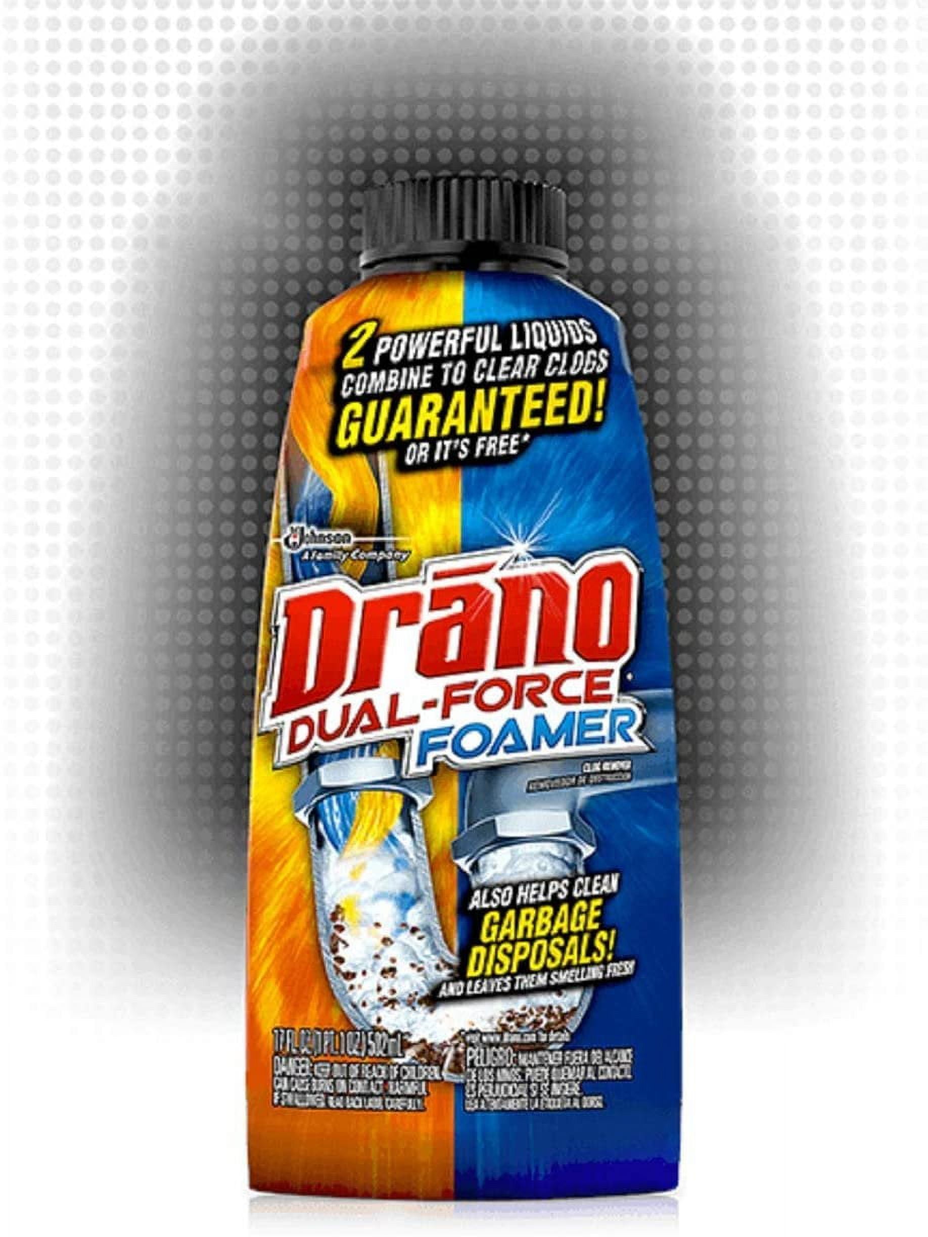 Drano Hair Clog Remover, Foaming Liquid Drain Cleaner for Sink ...