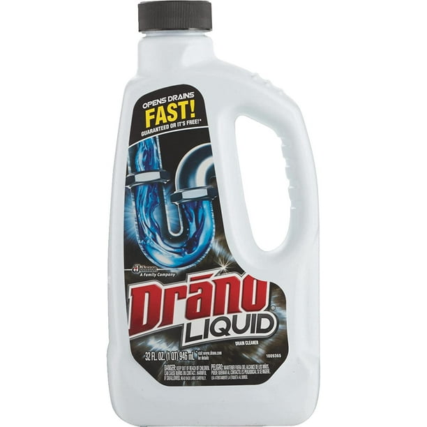 Drano Liquid Clog Remover Drain Cleaner 32 oz - Walmart Business Supplies