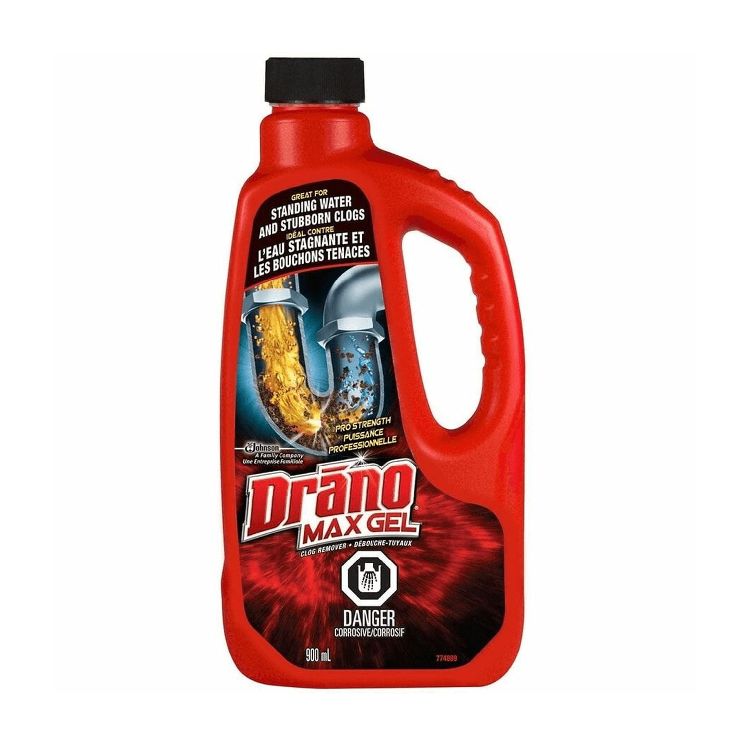 Drano Max Gel Clog Remover – 30.4 fl oz Thick Action Gel Drain Cleaner ...