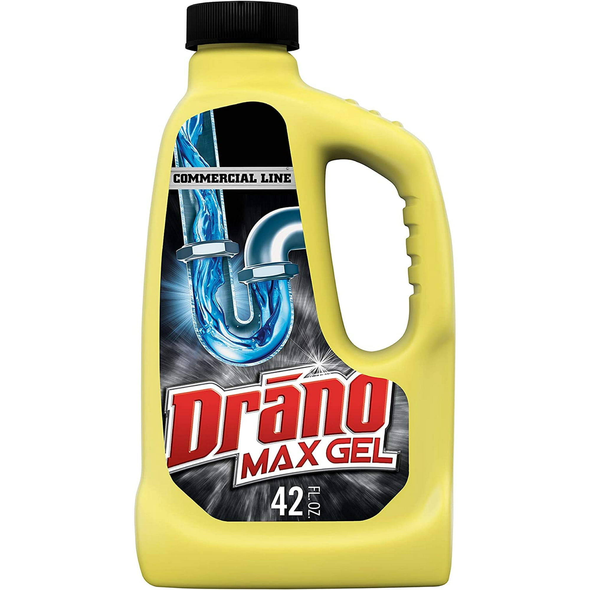 Drano Max Gel Drain Clog Remover, Shower and Sink Cleaner, Removes Hair ...