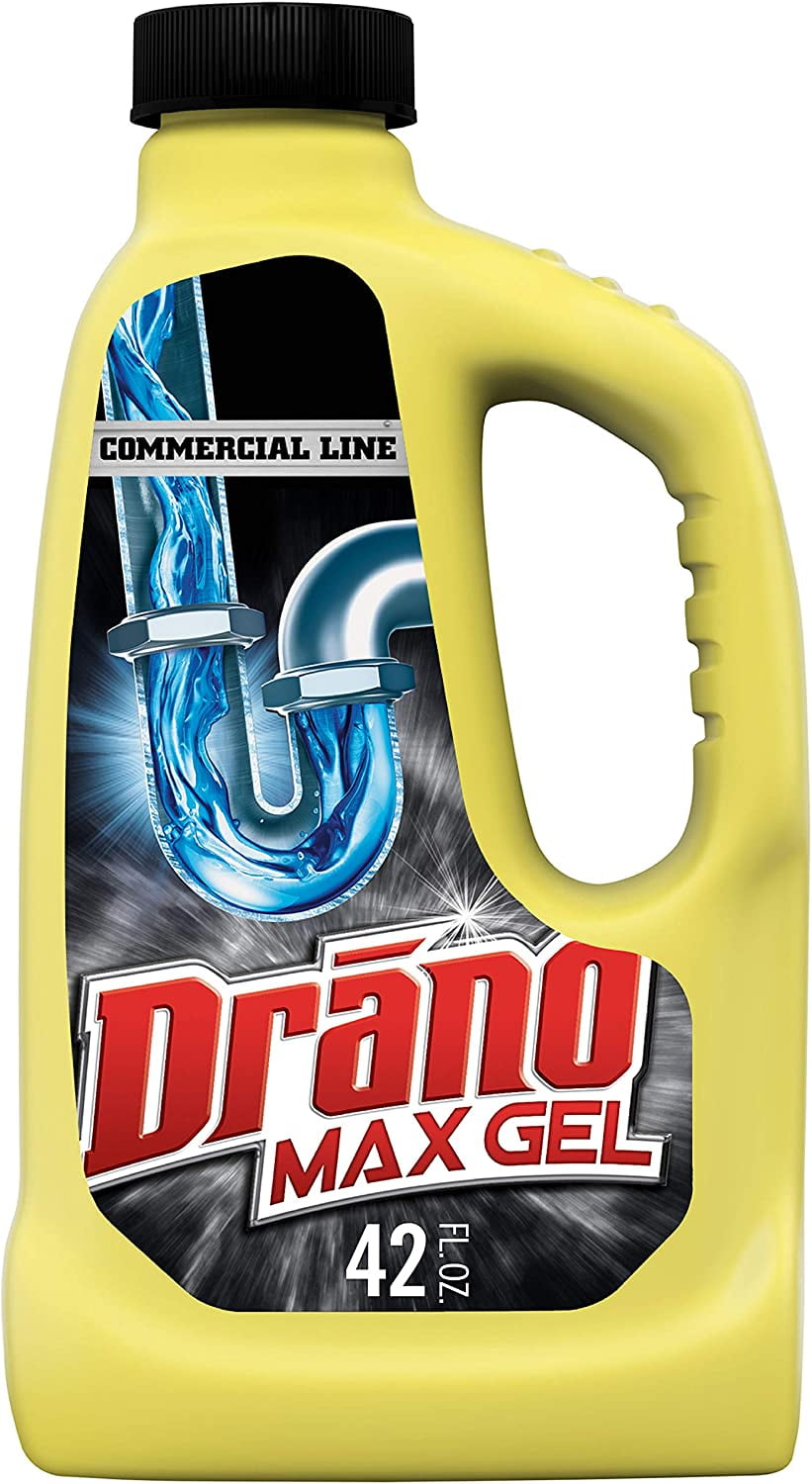 Drano Max Gel, 42 oz - Commercial Line Clog Remover & Cleaner, Removes ...