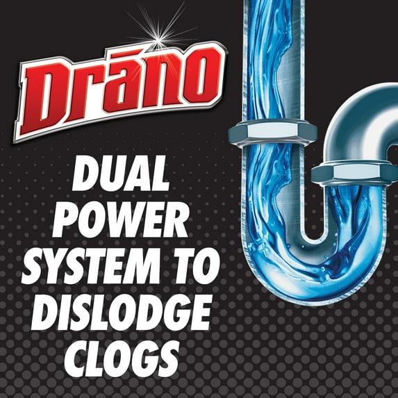 Drano Snake Plus Tool + Gel System 16oz, Hair Unclogger & Clog Remover ...