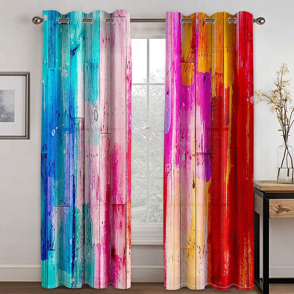Drape Decor Balcony Home Luxury Curtains Window Room Living Curtain ...