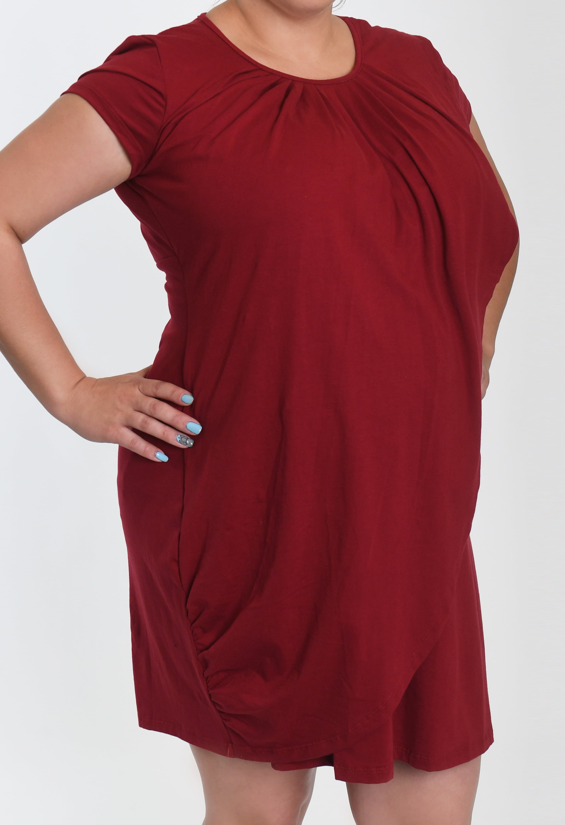 Dynabelly Drape Maternity/Nursing Dress - Walmart.com