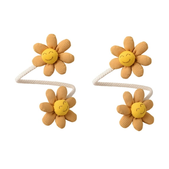 Drape Tieback Holders Curtain Tiebacks Flower Curtain Buckles Clips ...