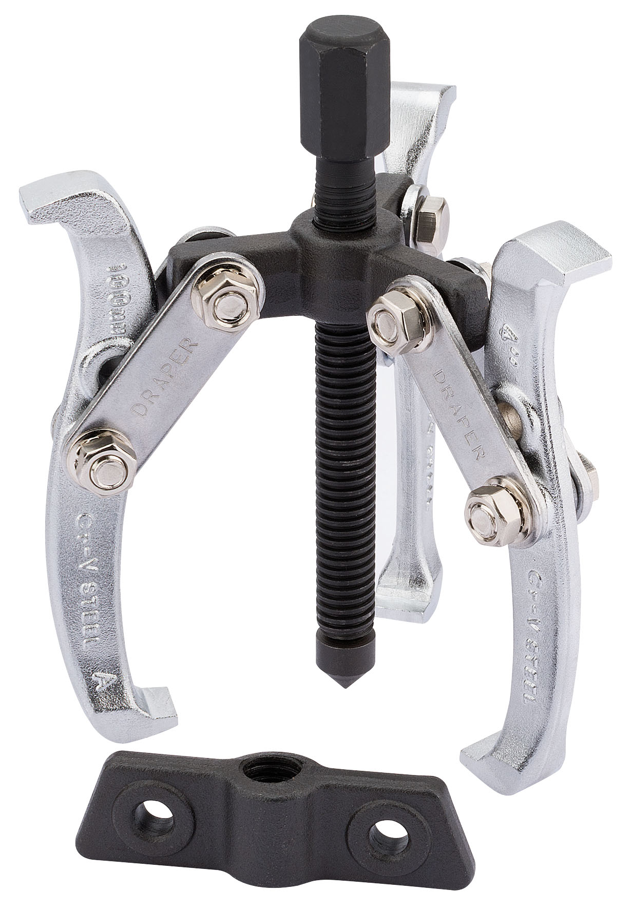 Draper 25994 78mm Reach x 100mm Spread Twin And Triple Leg Reversible ...