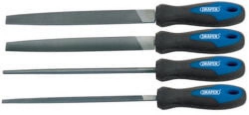 Draper 4 Piece 200Mm / 8" Soft Grip Engineers Metal Work File Set ...