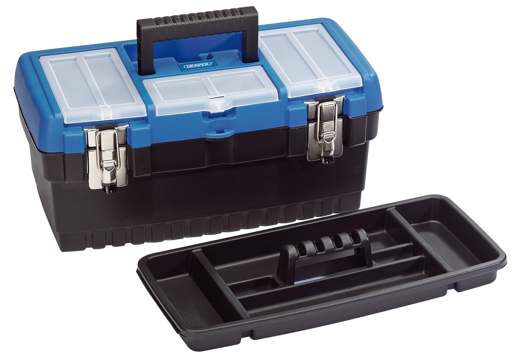 Draper 53878 400mm Tool Organiser Box With Tote Tray - Walmart.com