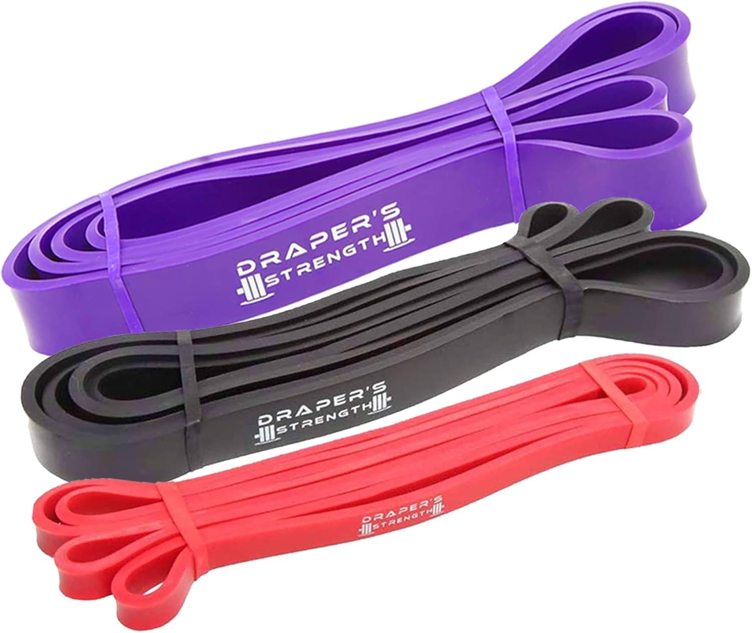 Draper's Strength Heavy Duty Resistance Stretch Loop Bands for ...