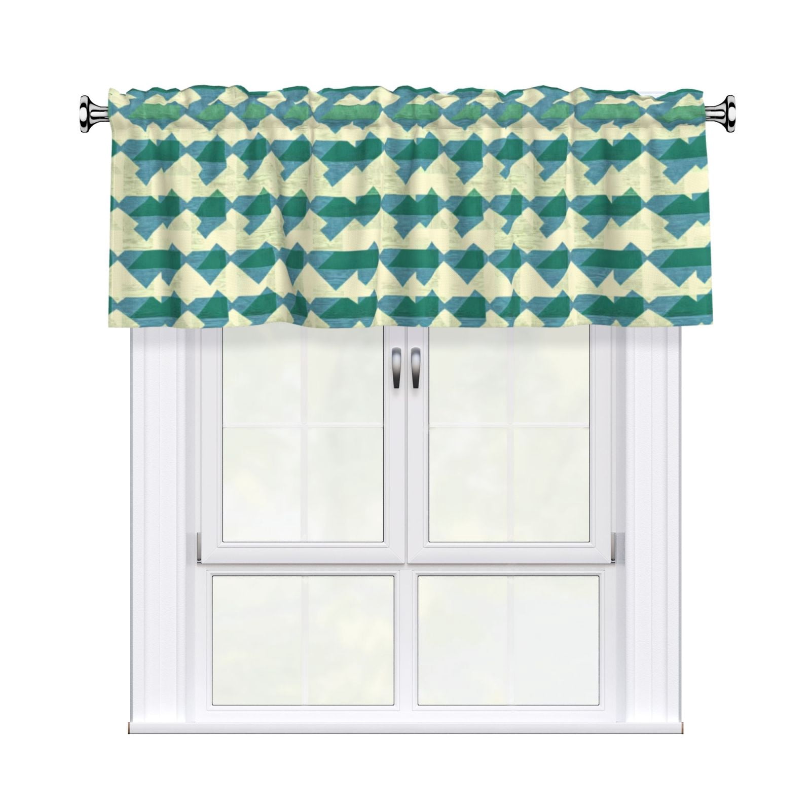 Drapery Wear Rod Short Curtain 54x18in Filter With Light Feature For ...