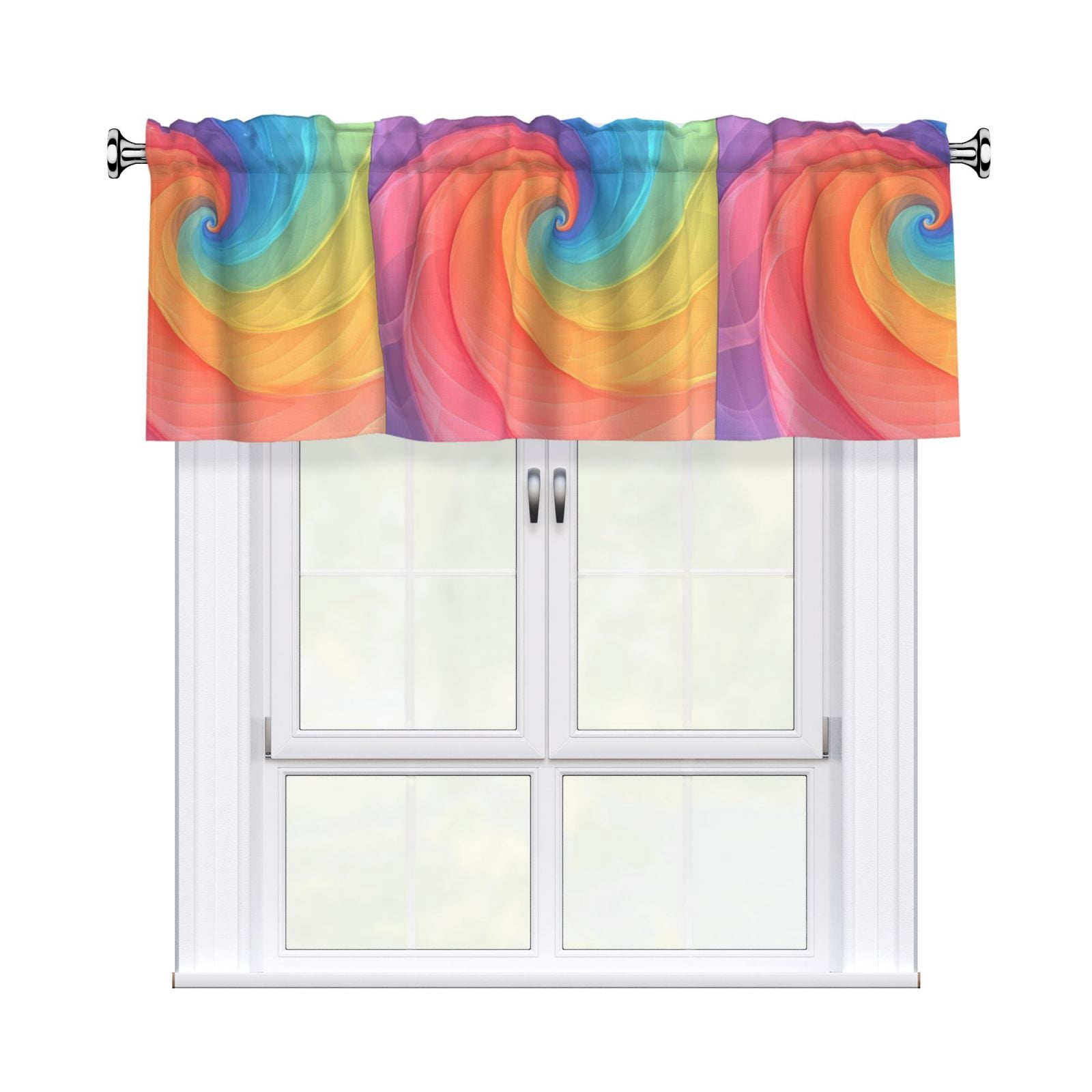 Drapery Wear Rod Short Curtain 54x18in Filter With Light Feature For ...