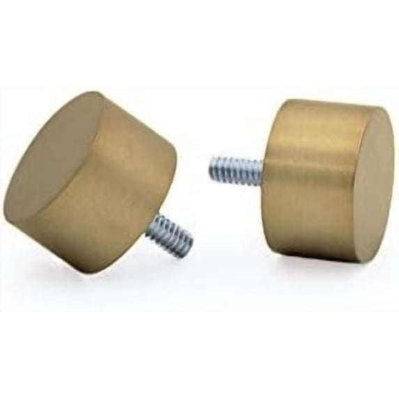 Drapery Window Curtain Rod - End Cap Style Design 1 Inch Pole. 48 to 86 ...