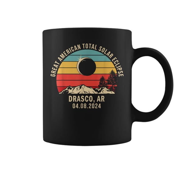 Drasco Ar Arkansas Total Solar Eclipse 2024 Coffee Mugs - Walmart.com