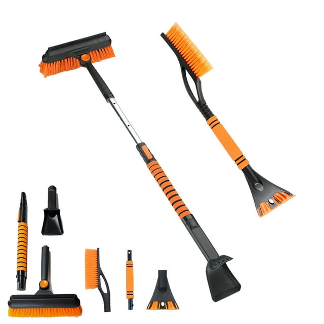 Drasry Extra Long Heavy Duty Extension Handheld 3 in 1 Detachable Snow ...