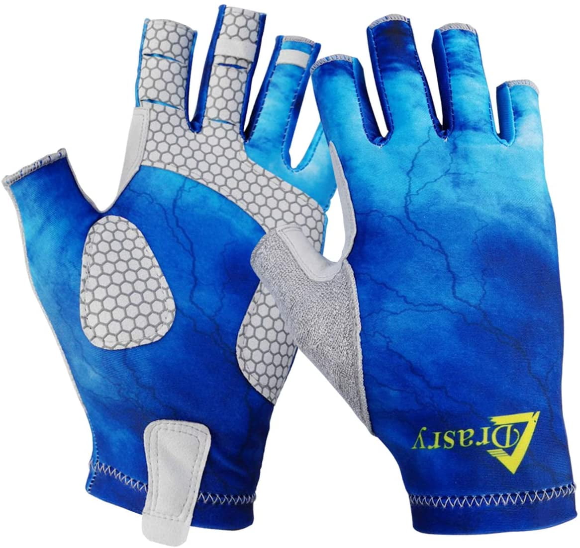 Drasry UV Gloves Fingerless UPF 50+ SPF Sun Protection for Fishing ...