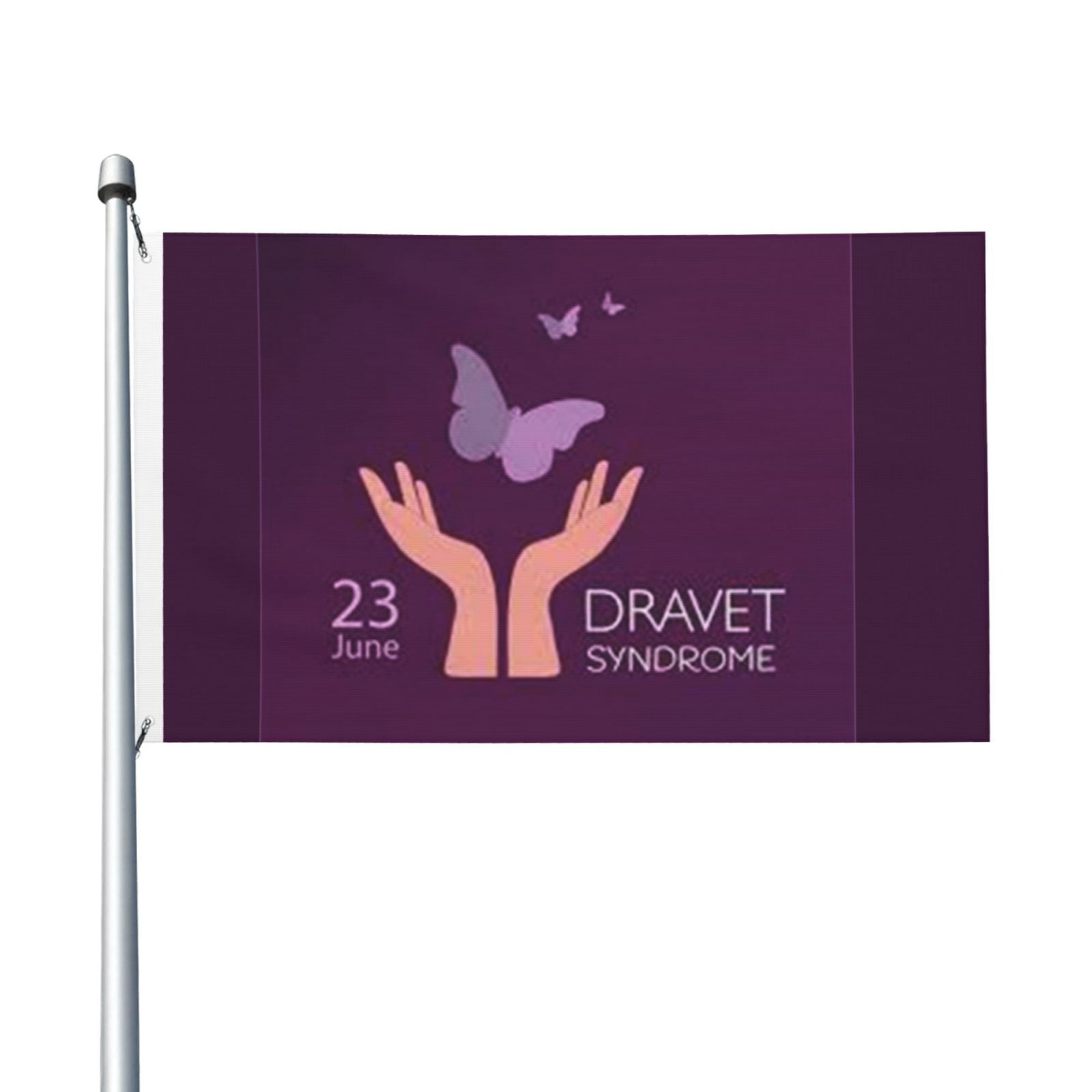 Dravet Syndrome Awareness Garden Flags 3x5 Ft Decoration Double Side ...