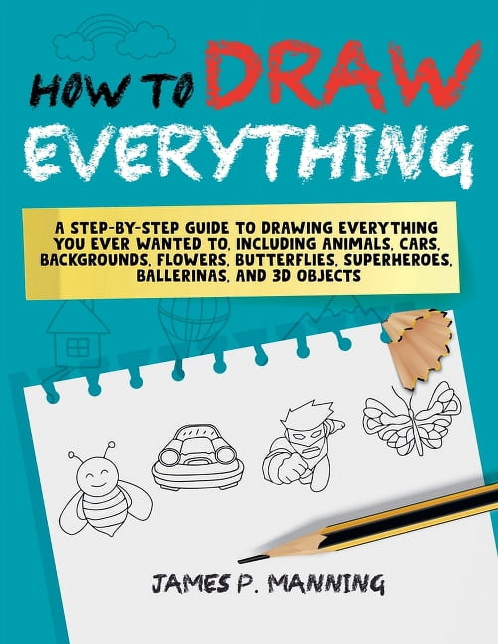 How to Draw Books How to Draw Everything for Beginners: A step-by-step ...