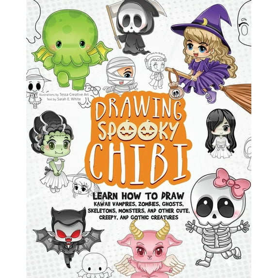 How to Draw Books Drawing Spooky Chibi: Learn How to Draw Kawaii ...