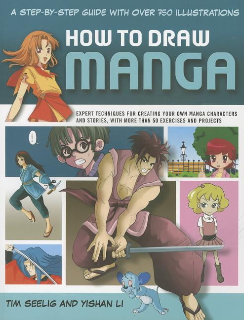 How to Draw Manga : A step-by-step guide with over 750 illustrations ...