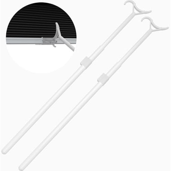 Draw Rod for Cordless Window Shades & Blinds - Roller, Zebra, Cellular ...