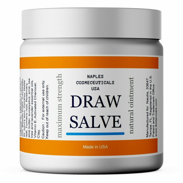 Draw Salve for Boil Ease Cysts Splinters Burns Ingrown Hair 4 oz Fast ...