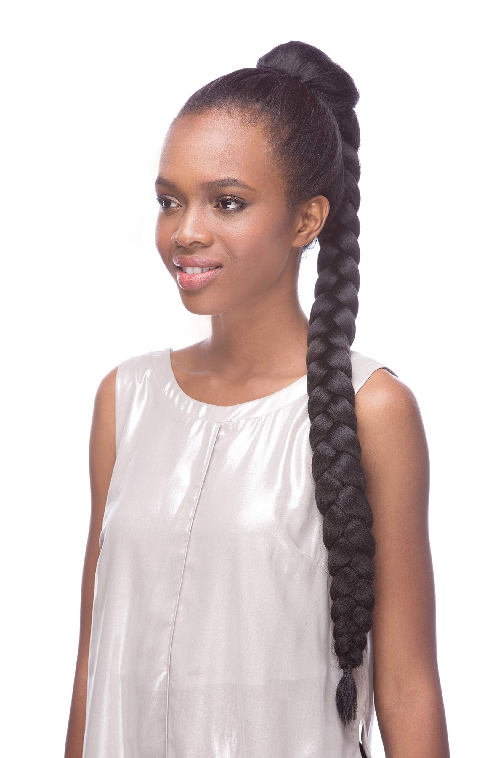 Draw String Braid Hair Piece Color M4.27 - Sepia Wigs 30" Long Thick ...