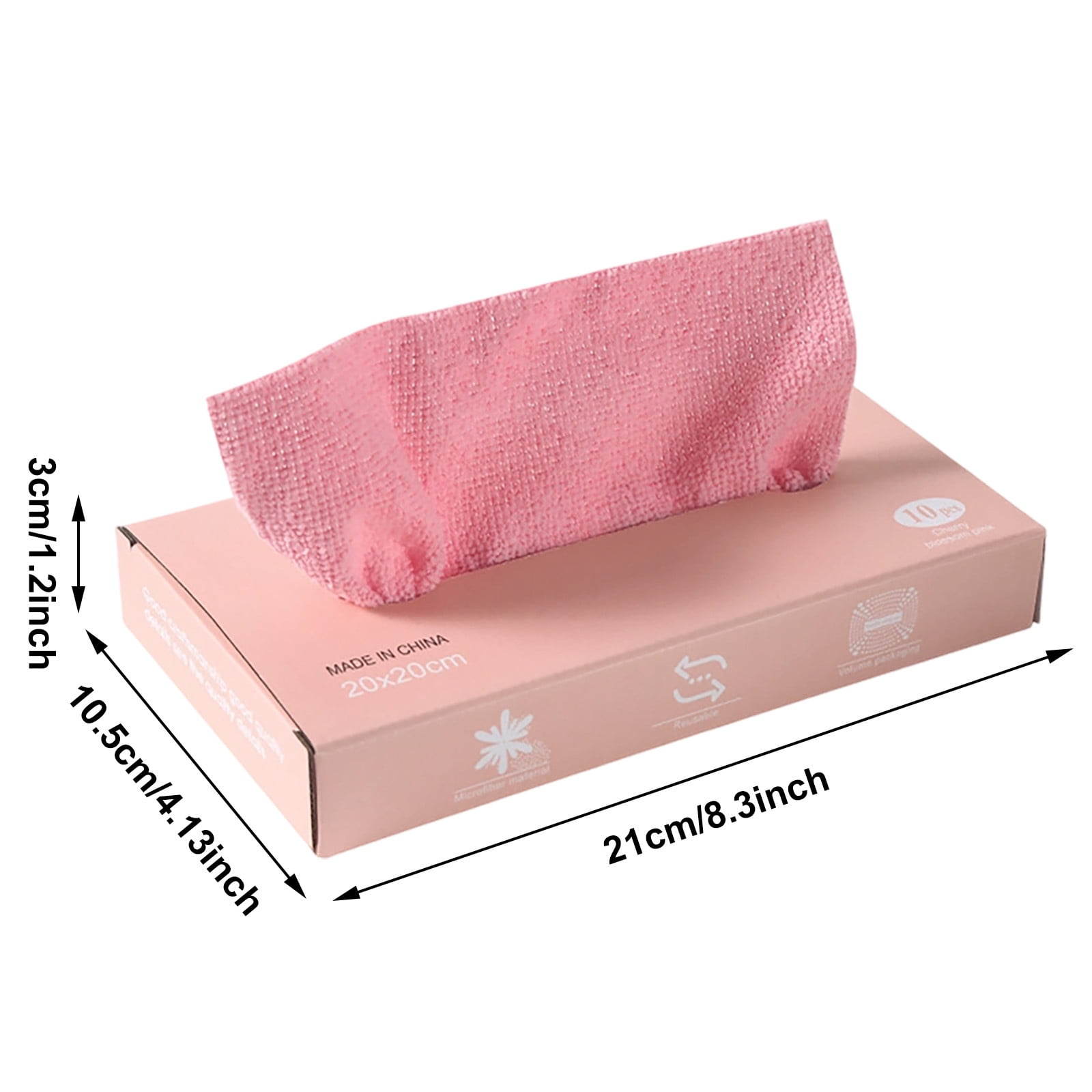 Draw Style Cleaning Cloth Rags, Soft Cleaning Tool, for Travel, Cars ...