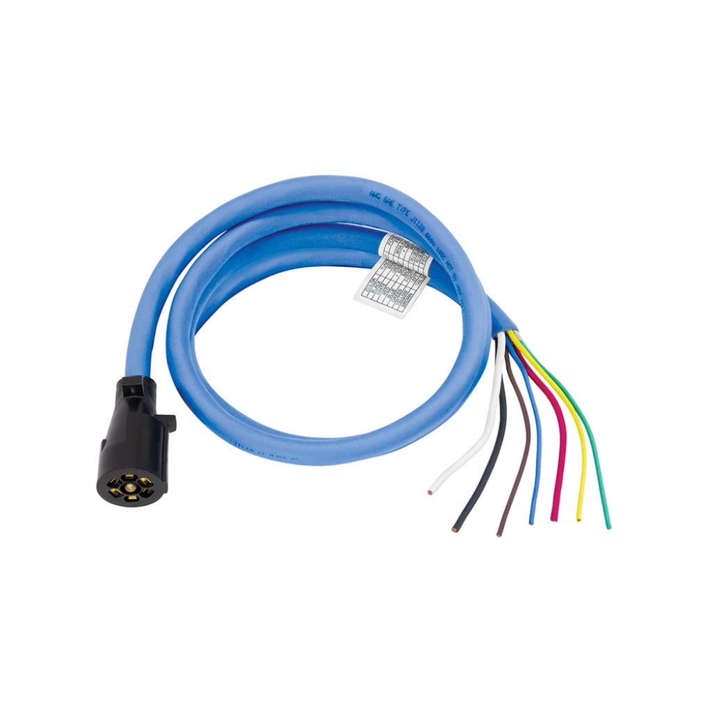 Draw-Tite Wiring Connector | 7-Way Molded Trailer End | w/ 8ft Cable ...