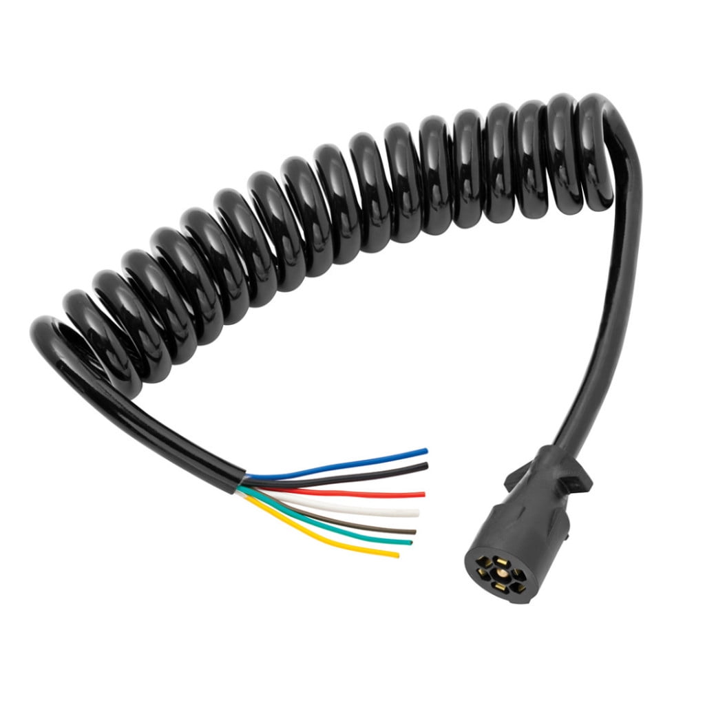 Draw-Tite Wiring Connector | 7-Way Trailer End | 6ft. Cable | Coiled ...