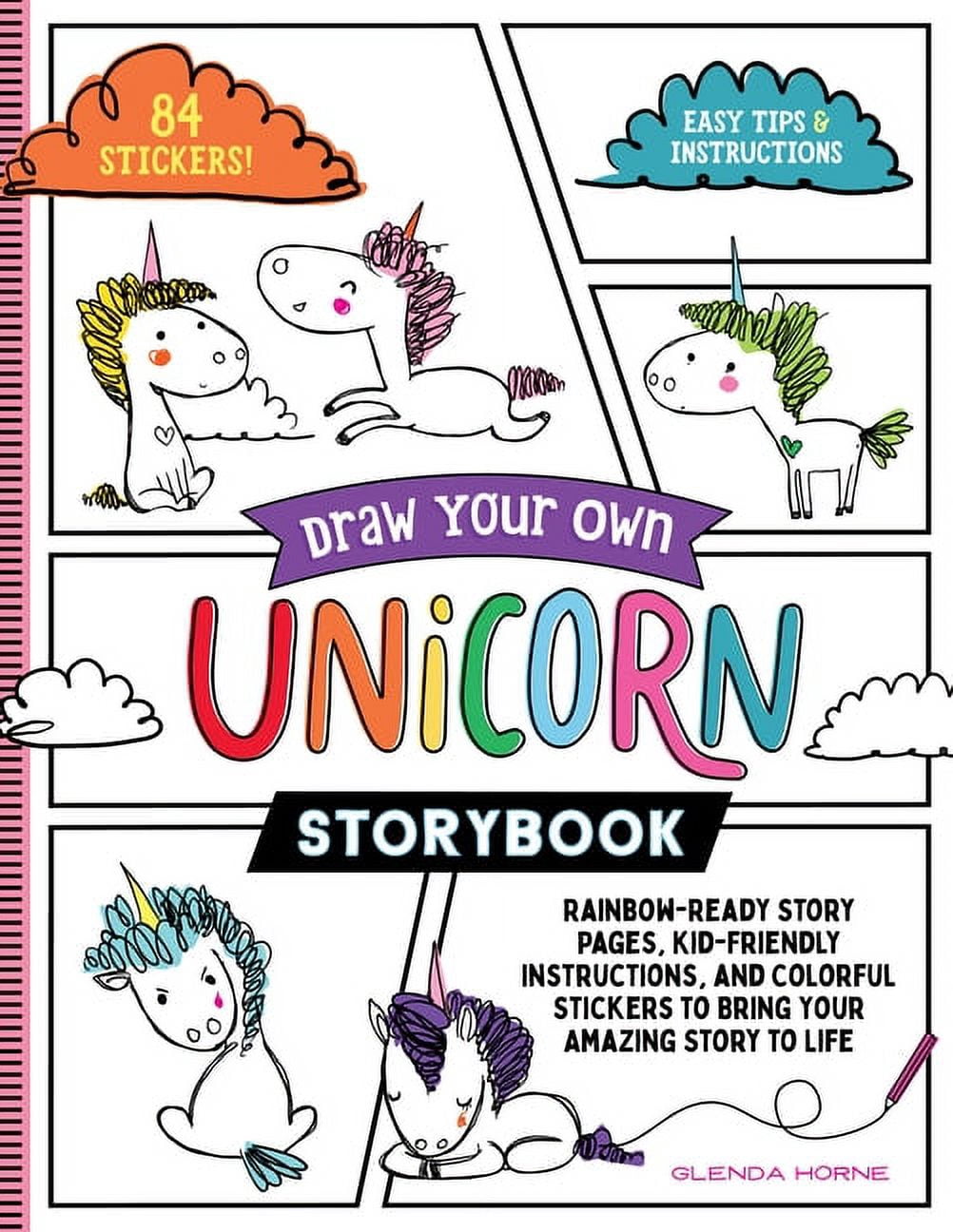 Draw Your Own Unicorn Storybook : Rainbow-Ready Story Pages, Kid ...