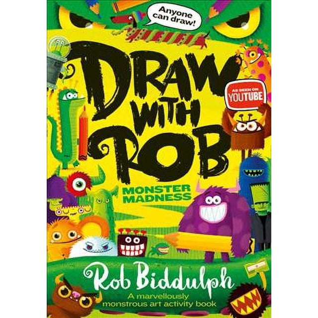 Draw With Rob: Monster Madness: The Number One Bestselling Art Activity ...