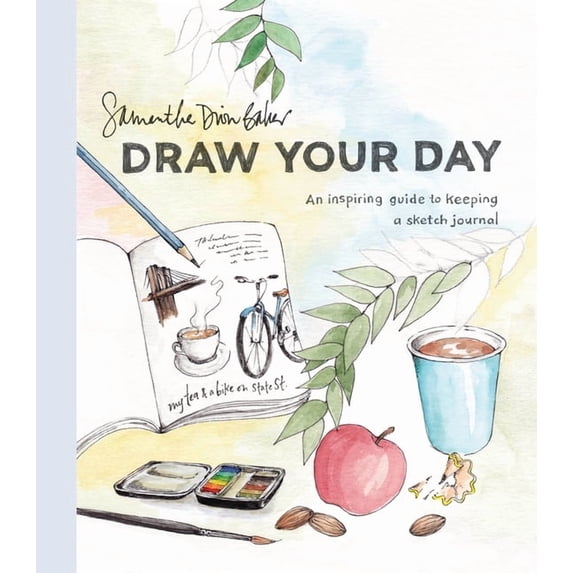 Samantha Dion Baker, Draw Your Day, Sketch Journal, Paperback - Walmart.com