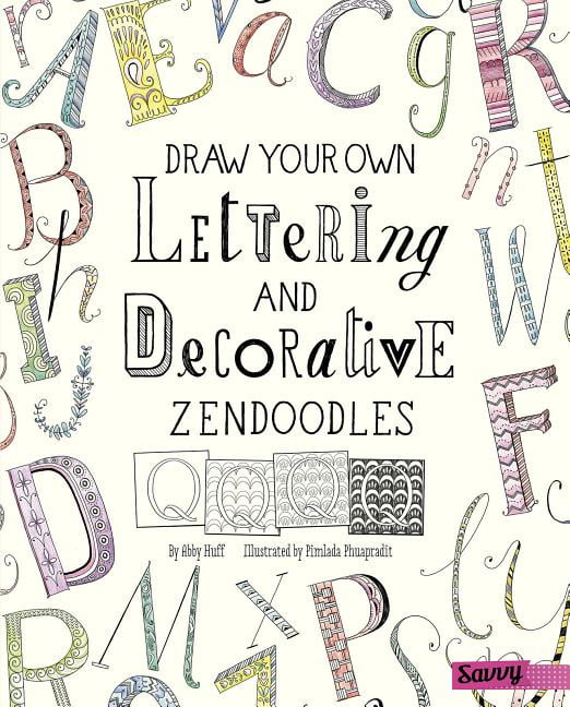 Draw Your Own Lettering and Decorative Zendoodles - Walmart.com
