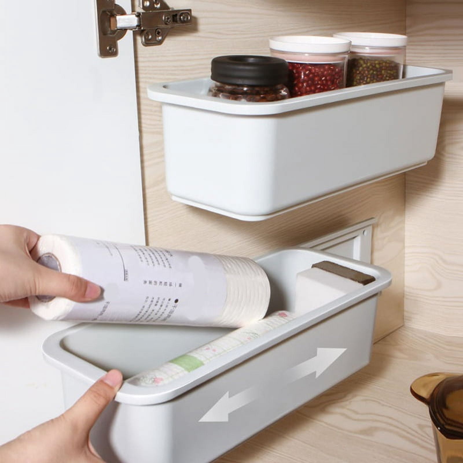 Drawable Cabinet Storage Box Bathroom & Kitchen Cabinets Storage ...
