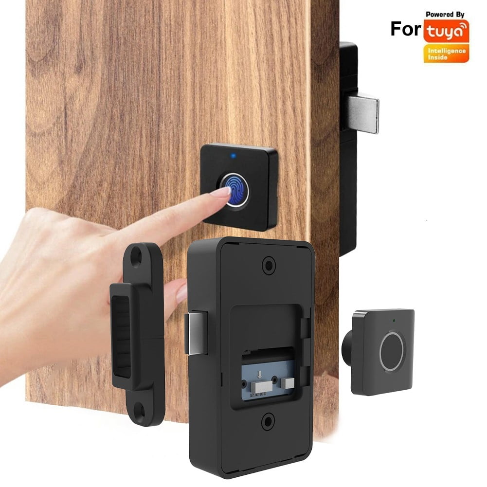 Drawer Cabinet Lock Fingerprint Cabinet Lock Keyless for Smart Wooden ...