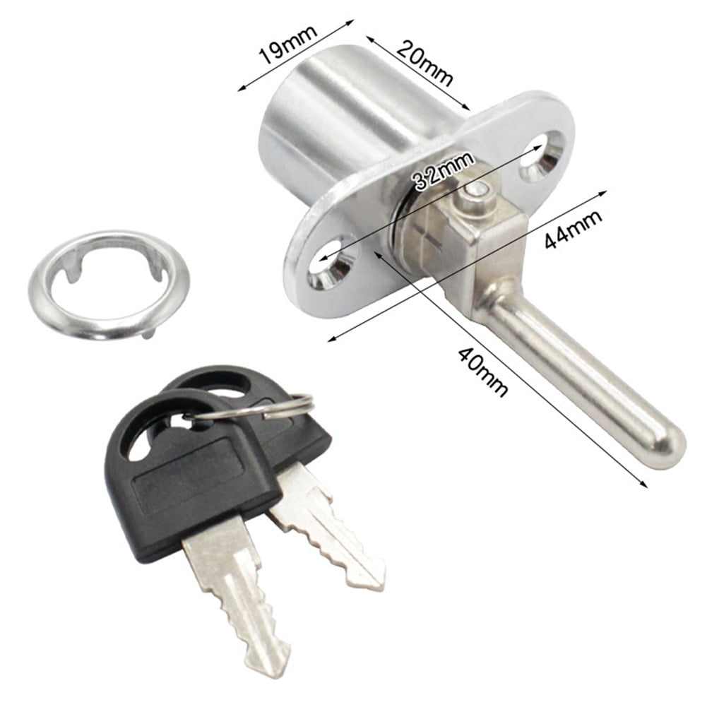 Drawer Cabinet Lock, Mailbox Locker, Office Desk Drawer Lock with Core ...