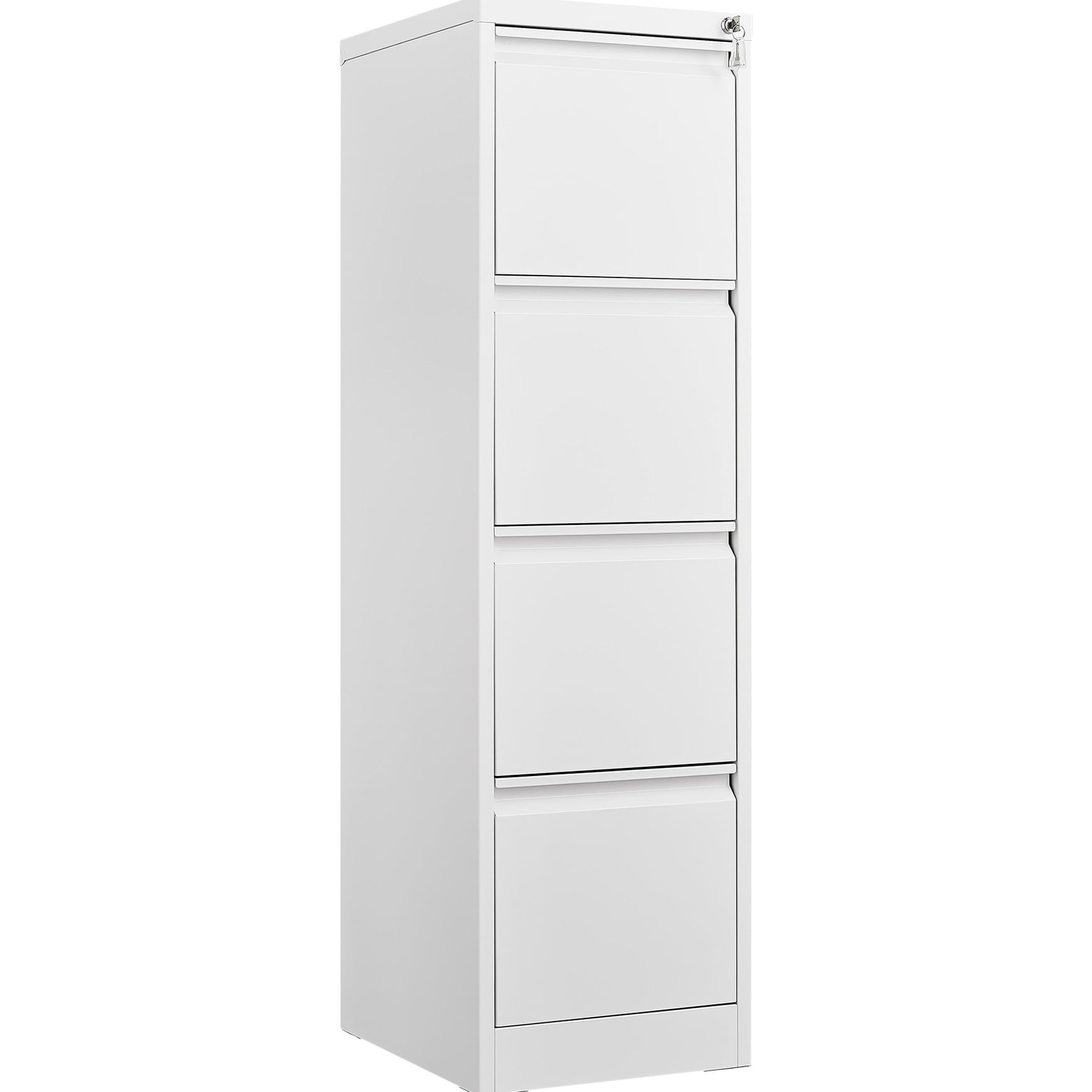White Color, Aesthetic Design - Beautify Office Space with File Storage ...