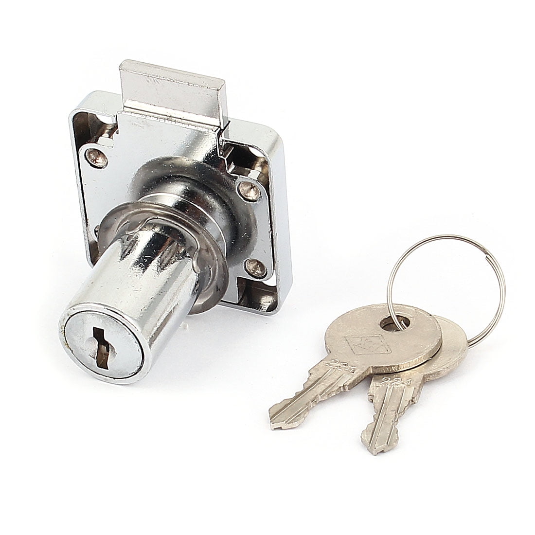 Drawer Cupboard Metal Cylinder Head Square Base Cabinet Lock and Key ...