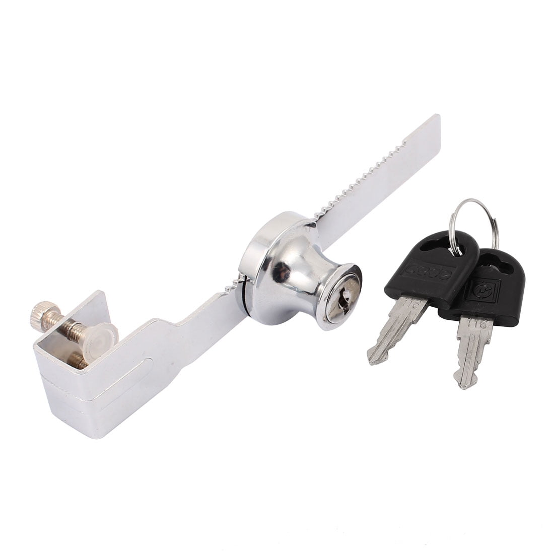 Drawer Display Case Showcase Serrated Type Sliding Glass Door Lock w ...