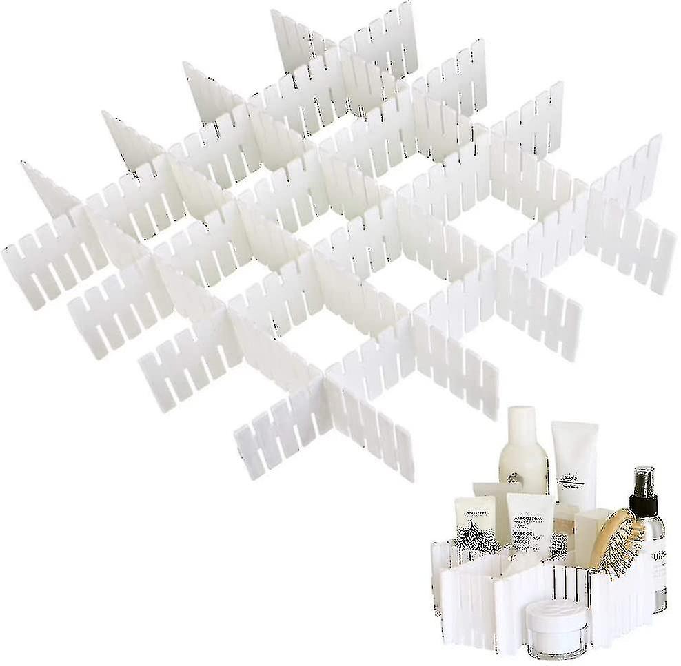 Drawer Divider, Adjustable Grid Drawer Dividers, Drawer Organizer (8 ...