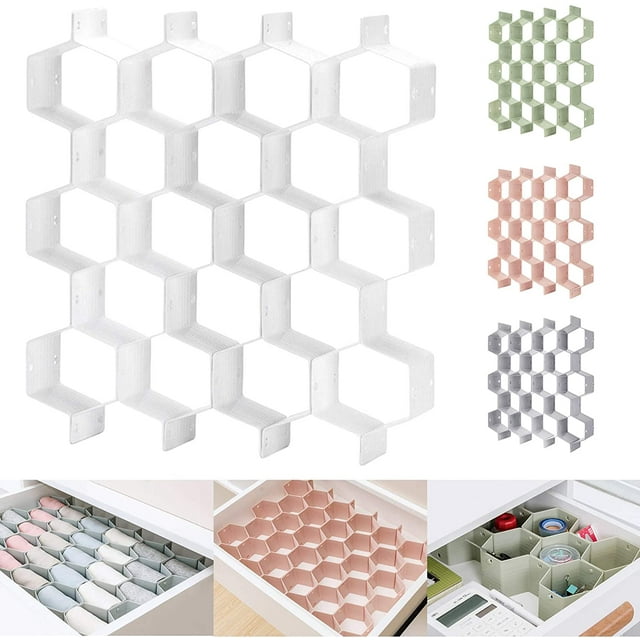 Drawer Divider, Drawer Dividers for Clothes, Honeycomb Separator ...